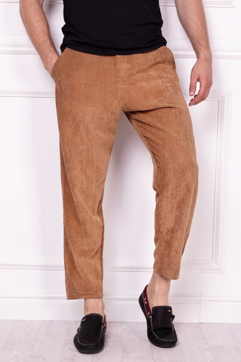 muške pantalone VEROL LIGHT BROWN