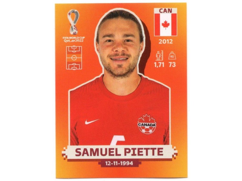 CAN.16 - SAMUEL PIETTE - PANINI FWC Qatar 2022