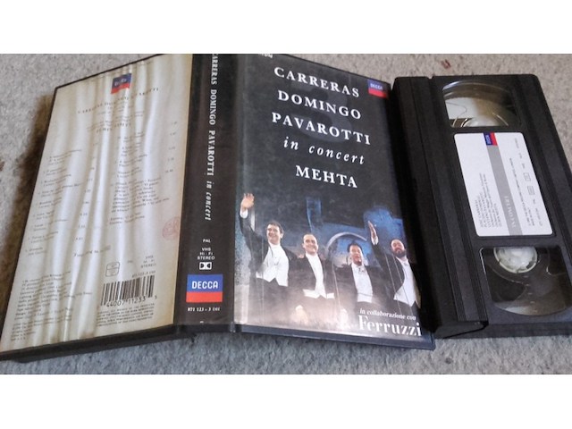 Carreras, Domingo, Pavarotti, in concert Mehta