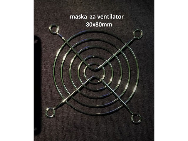 Maska mrežica zaštita za ventilator 80x80mm
