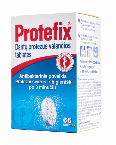 PROTEFIX TABLETE ZA ČIŠĆENJE PROTEZE 66 KOMADA