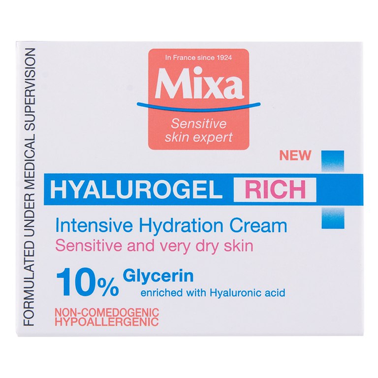 MIXA HYALUROGEL RICH KREMA ZA LICE 50ML