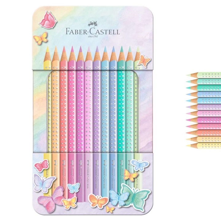 Faber Castell pastelne bojice Sparkle 12 kom