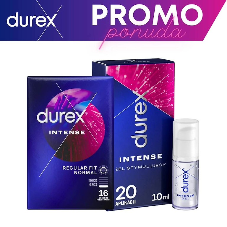 Durex® PROMO Intensive Gel i Kondomi za Jači Orgazam i Bolji Užitak