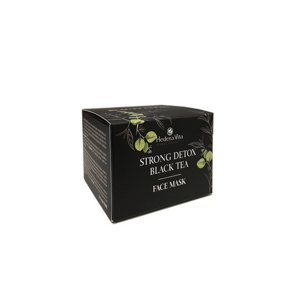 HEDERA VITA MASKA ZA LICE – STRONG DETOX BLACK TEA 50ML