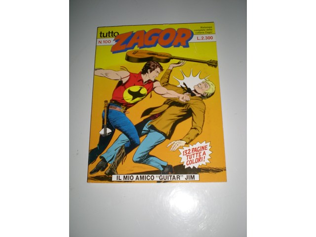 ZAGOR  TUTTO  100 IL  MIO  AMICO  `GUITAR`  JIM