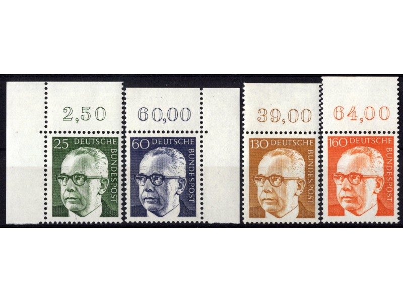 Nemačka BRD 1971. Komplet serija