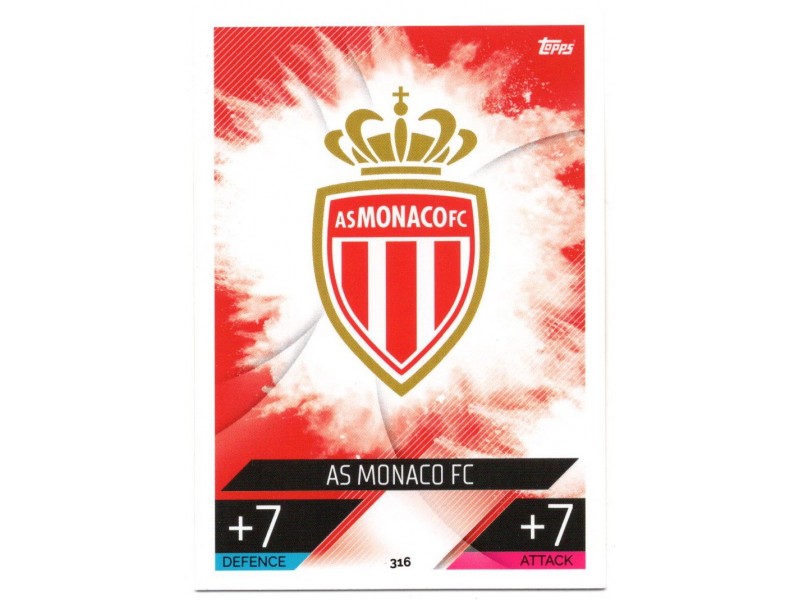 316. AS MONACO FC- TOPPS Match ATTAX 2022