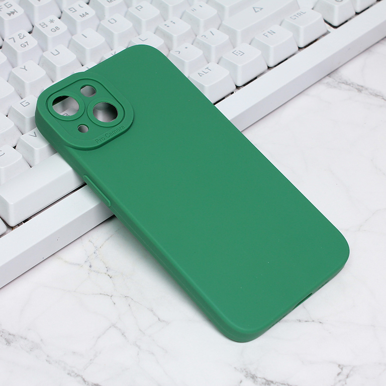 Maska(futrola) Silikon Pro Camera za iPhone 14 6.1 tamno zelena