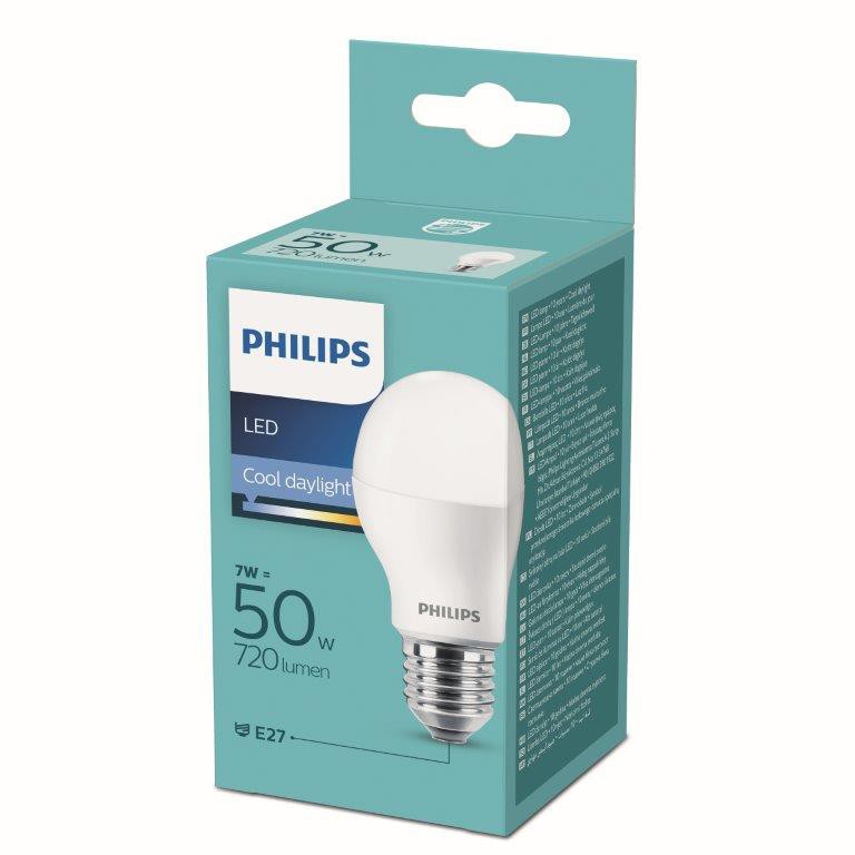 E27 Philips 7W(50W) A55 6500K