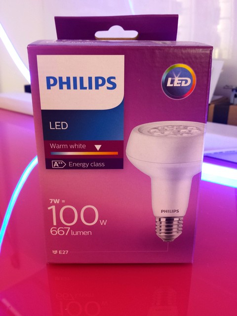 E27 Philips 7W(100W) R80 2700K