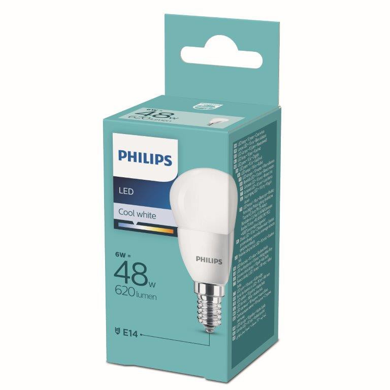 E14 Philips 6W(48W) P45 4000K