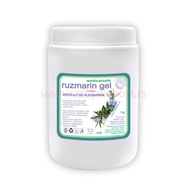 Anticelulit ruzmarin gel 1 kg art.300