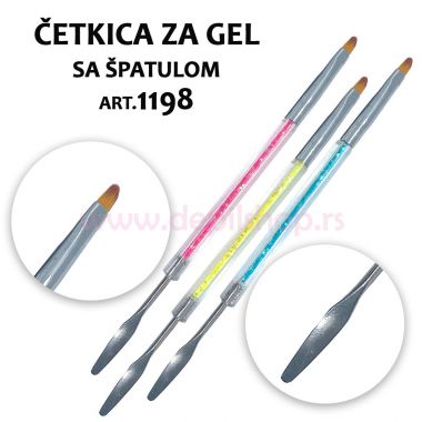 Četkica sa špatulom NEON No.6 art 1198