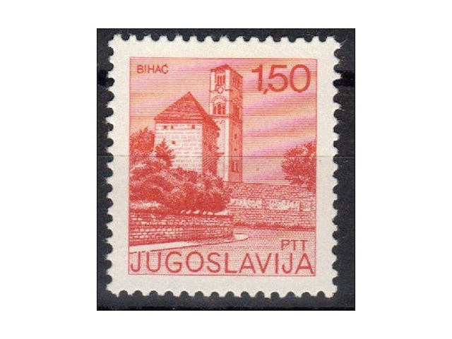 Turistički motivi-1.50 din Bihać 1976.,zup 13 1/4,čisto