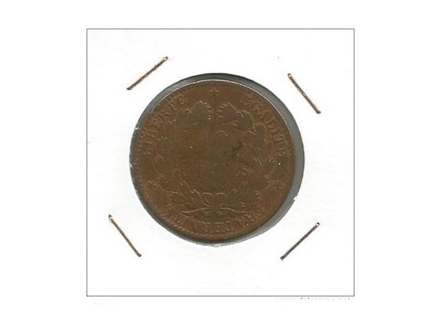 b4 Francuska 10 centimes 1885.
