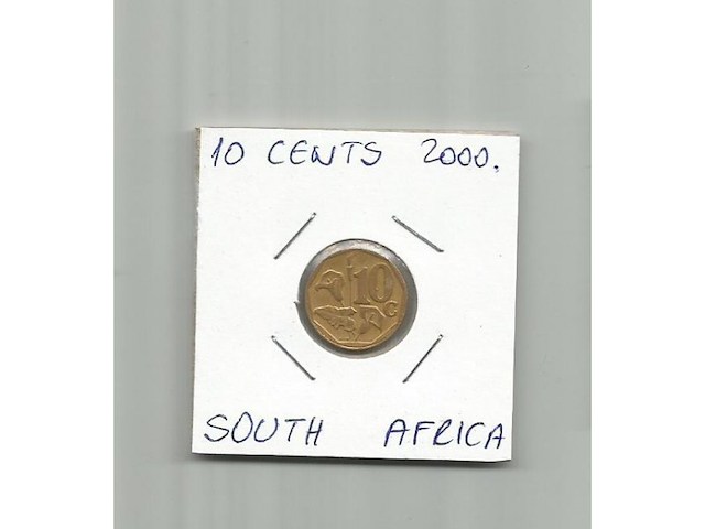 g6 South Africa 10 cents 2000.