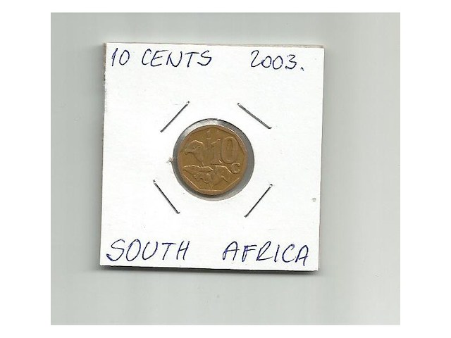 g5 South Africa 10 cents 2003.