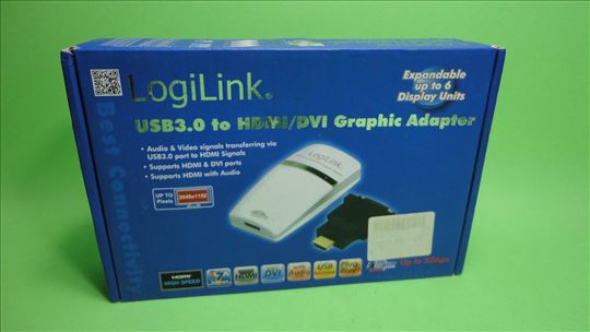 LogiLink USB3.0 to HDMI/DVI Graphic Adapter!