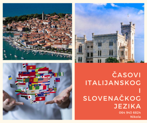 Privatni časovi italijanskog i slovenačkog jezika