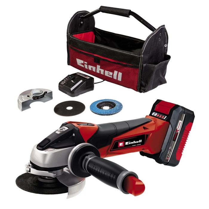 Einhell TE-AG 18/115 Li akumulatorska ugaona brusilica kit 4,0Ah