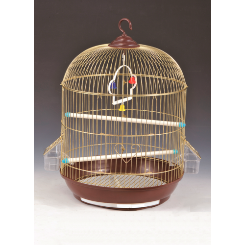 Kavez za ptice zlatni W301-G (okrugli)