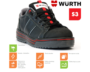 WURTH Cipela sneakers plitka s3 vel.40