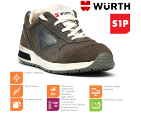 WURTH CIPELA JOGGER PLITKA VEL.45