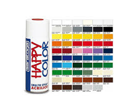 HAPPY COLOR Sprej hc metaliz srebrni .