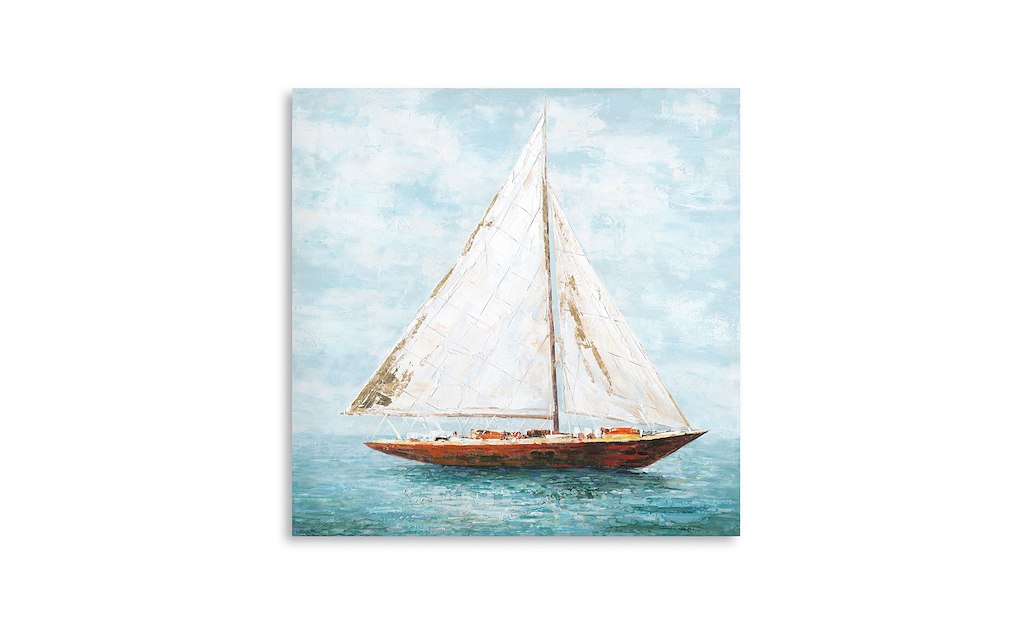 Slika Orca Boat 100x100cm