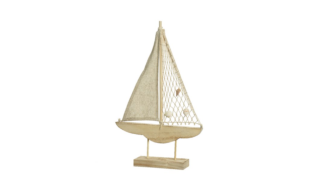 Dekoracija Sailing Boat 6x26x42cm