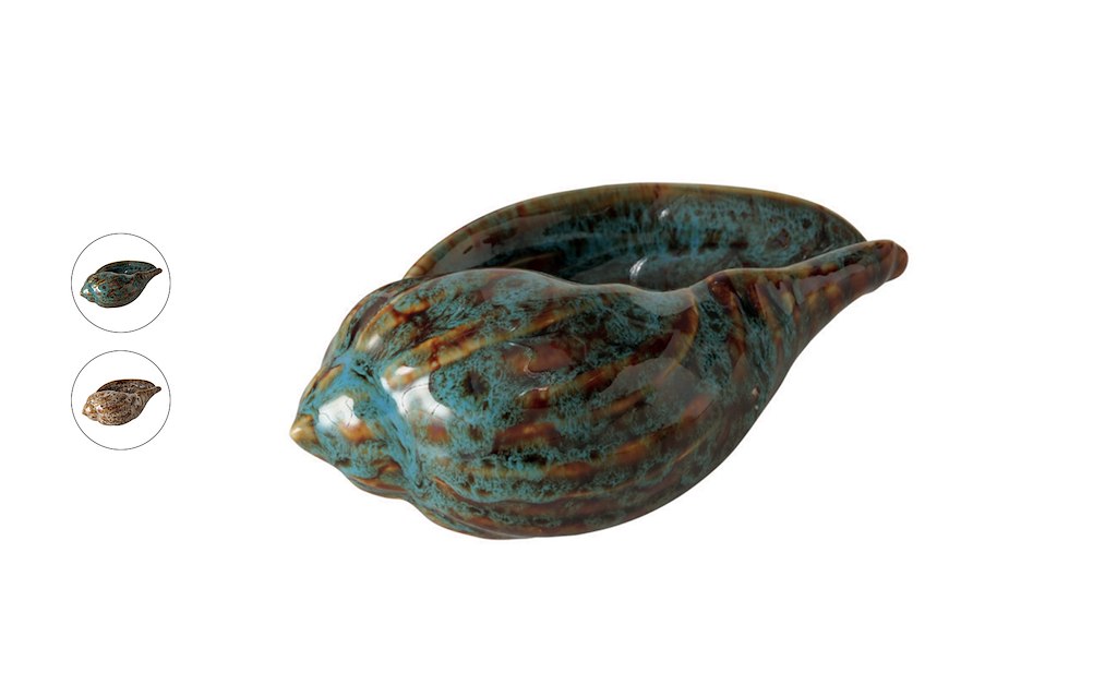 Dekoracija Sea Shell Alyssa 5,5x8x14cm više boja