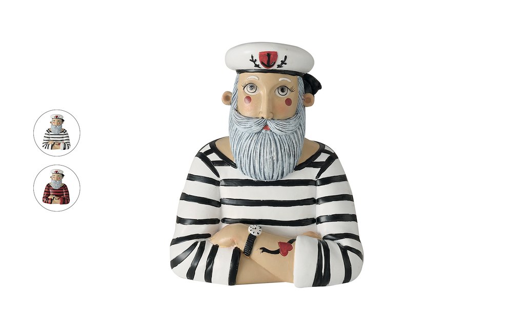 Dekoracija Sailor Man 10x14x18cm više boja