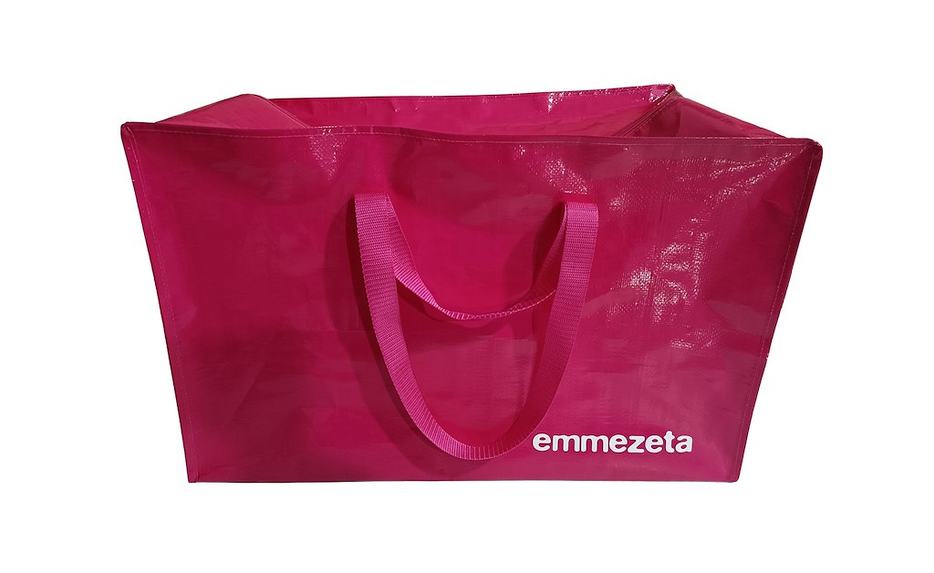Torba za kupovinu Emmezeta sa rajfešlusom 62x37x40cm roza