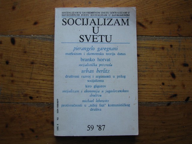 SOCIJALIZAM U SVETU 59/87 RETKO