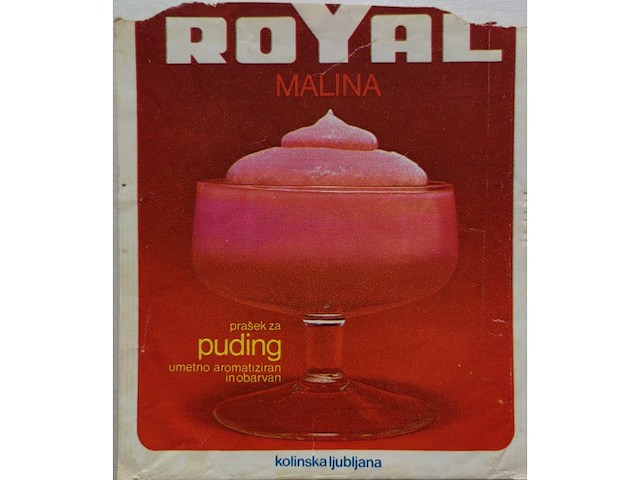 Royal puding od malina Kolinska