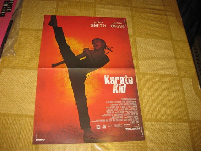Poster (dvostrani) Karate Kid, Adam Lambert