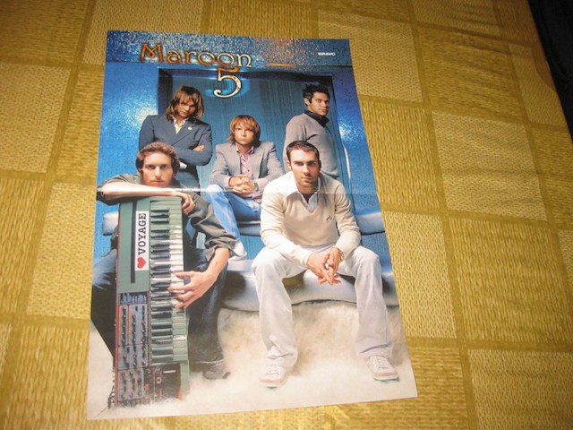 Poster (dvostrani) Maroon 5, Nevidljiva žena