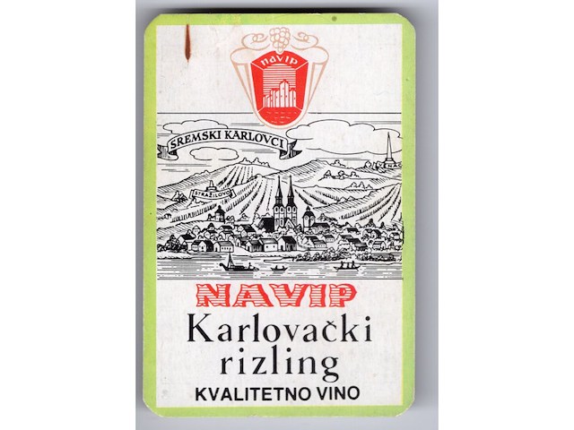 Kalendar : Karlovački rizling : Navip, 1984.