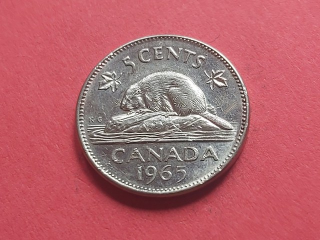 Kanada  - 5 cent 1965 god