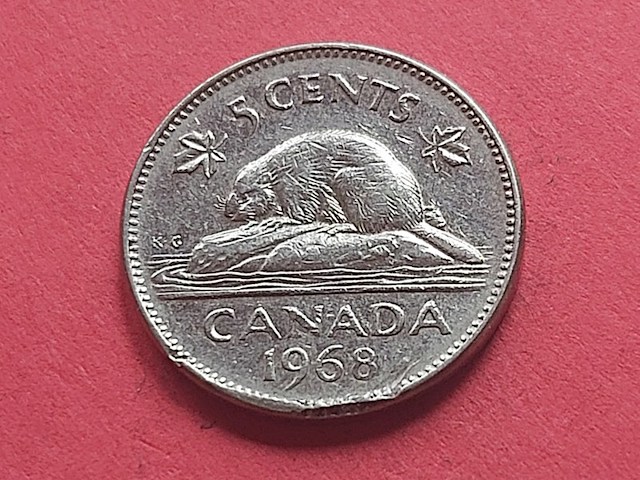 Kanada  - 5 cent 1968 god