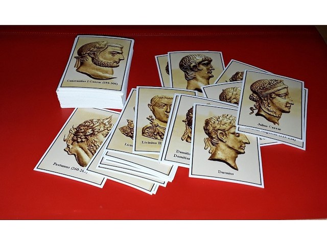 104 fotografija rimskih careva i carica - 7 X 5 cm