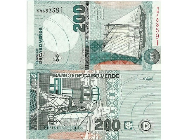 Cape Verde 200 escudos 2005. UNC