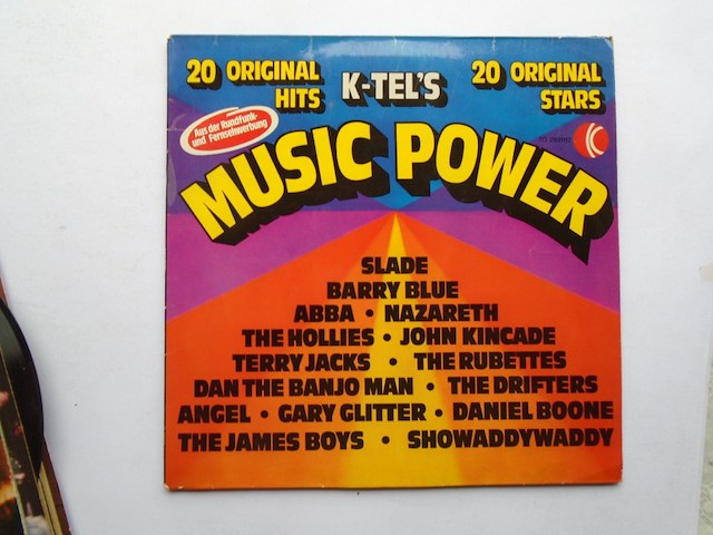 Music power, 20 hits, Slade, Abba,The Hollies,Barry blu