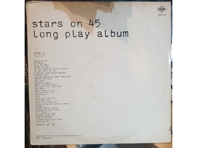 Stars On 45 ‎– Long Play Album, LP,Netherlands