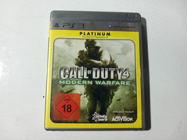 Call of Duty 4 - modern warfare PS3
