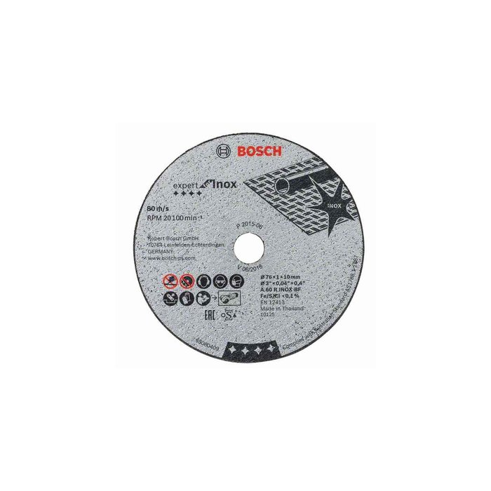Bosch Rezna Ploca 76×1.0x10mm 5/1 Exp For Inox 2.608.601.520