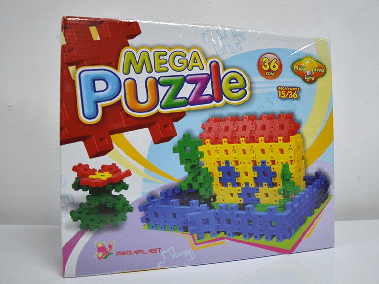 Мегапласт – Мега пузле у кутији
Mega puzzle 15/36