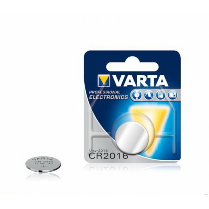 Varta Electronics CR2016-3V Li thium dugm.