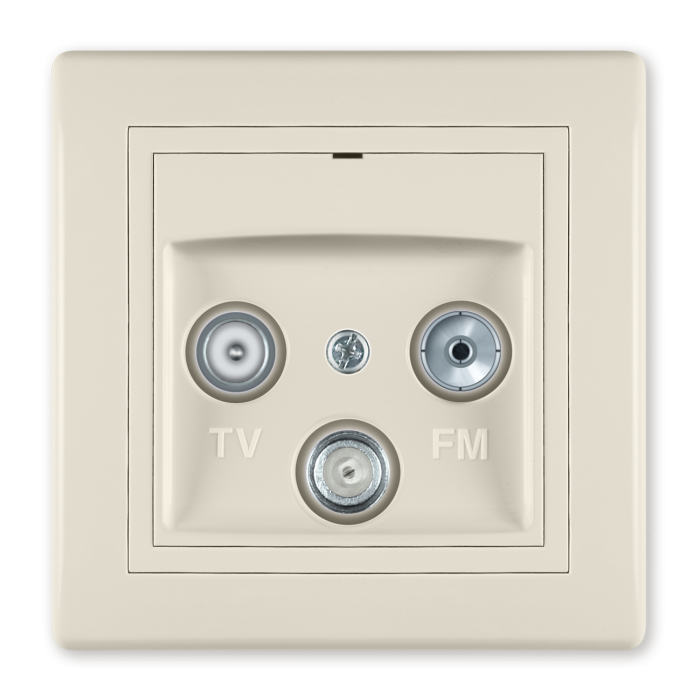 612S.999 Prikljucnica antenska PRESTIGE TV/FM/SAT - zavrsna